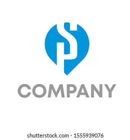 Letter Sp Logo Vector Design Template Stock Vector (Royalty Free ...