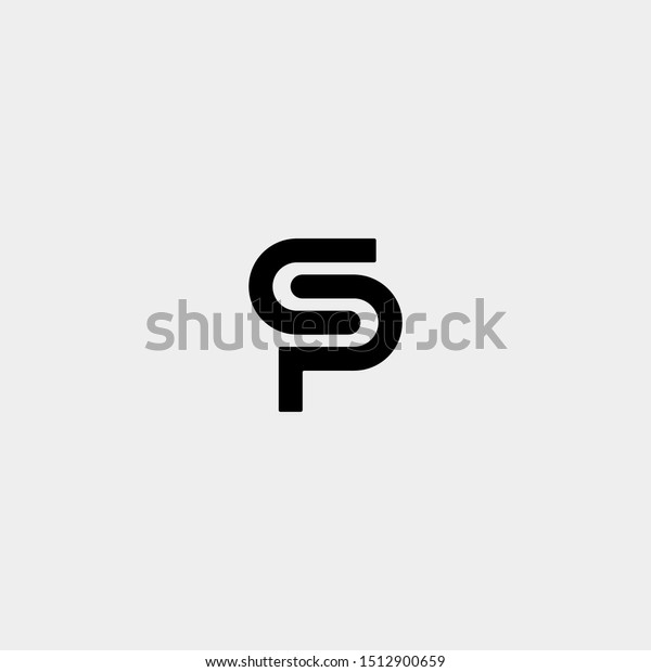 Letter Sp Ps S P Logo Stock Vector (Royalty Free) 1512900659