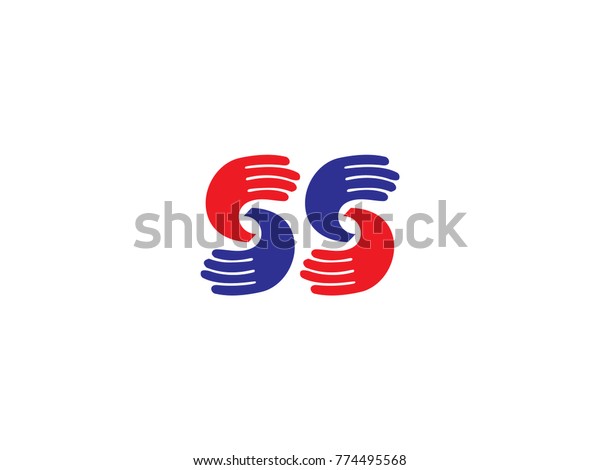 Letter Ss Hands Sign Icon Vector Stock Vector (Royalty Free) 774495568 ...