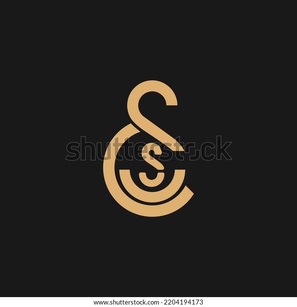 Letter Ssc Logo Three Letter Logo Stock Vector (Royalty Free ...