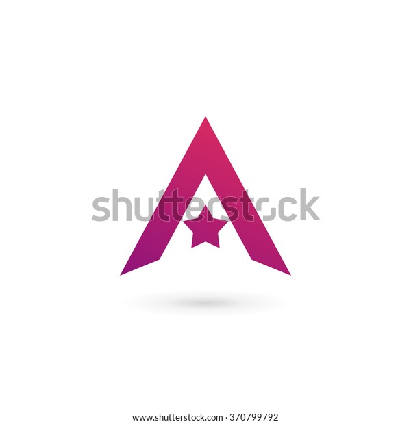 Letter Star Logo Icon Design Template Stock Vector (Royalty Free ...