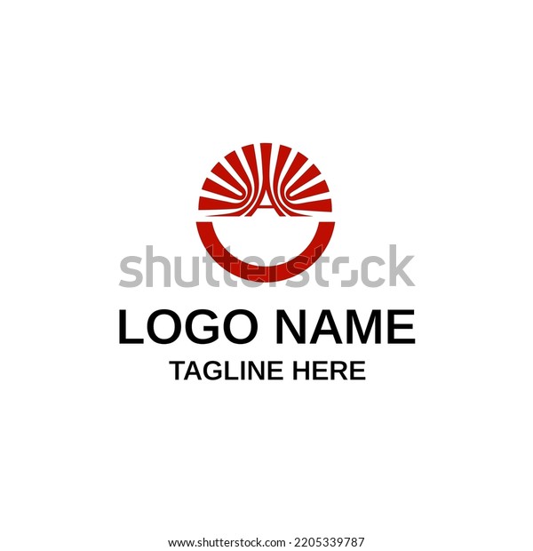 Letter Sun Logo Design Stock Vector (Royalty Free) 2205339787 ...