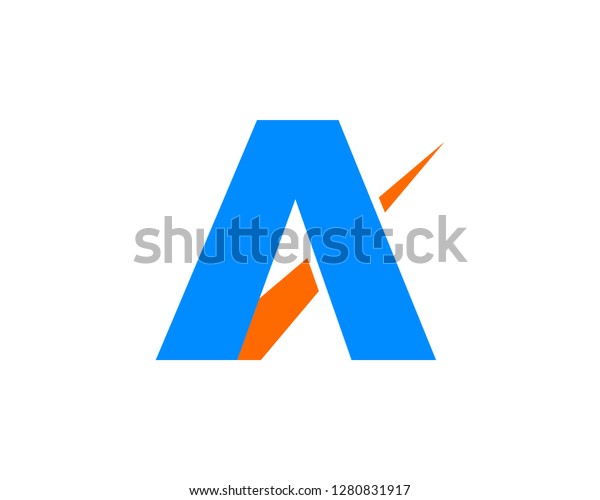 Letter Swoosh Logo Template Stock Vector (Royalty Free) 1280831917 ...