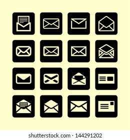 Letter Symbols Pictograms Stock Vector (Royalty Free) 144291418 ...