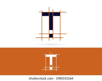 Letter T Architecture Logo Design Vector Stock Vector (Royalty Free ...