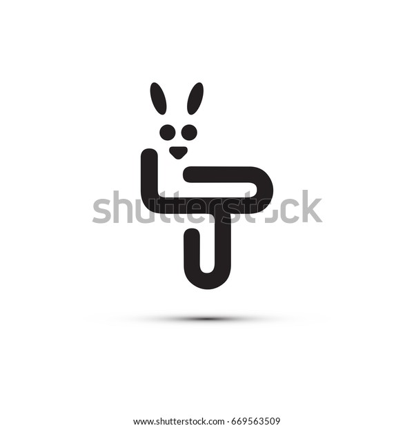 Letter T Dog Logo Stock Vector (Royalty Free) 669563509 | Shutterstock
