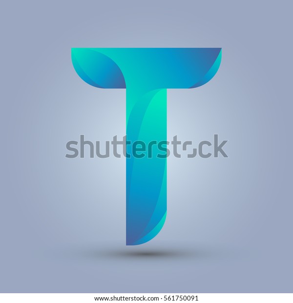 Letter T Icon Logo Template New Stock Vector (Royalty Free) 561750091