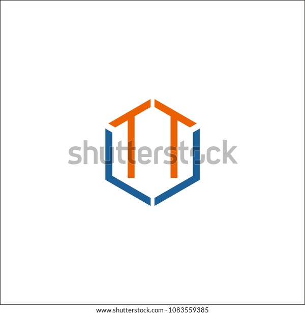 Letter T Line Logo Design Element Stock Vector (Royalty Free ...