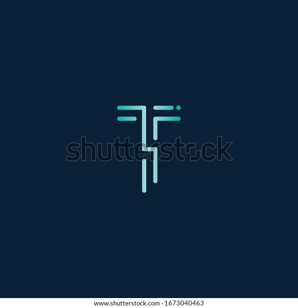 Letter T Minimal Logo Icon Design Stock Vector (Royalty Free ...