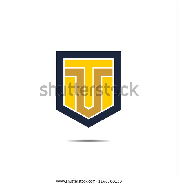 Letter T Shield Logo Icon Abstract Stock Vector (Royalty Free ...
