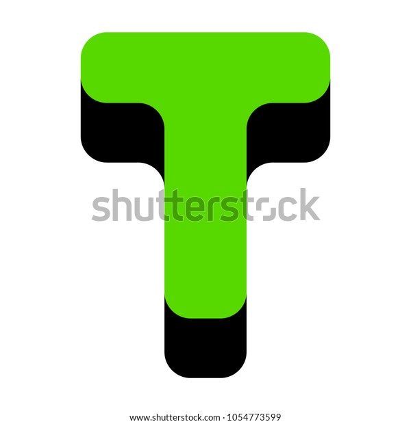 Letter T Sign Design Template Element Stock Vector (Royalty Free ...