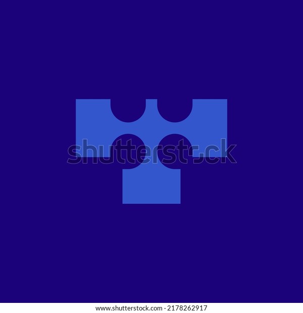 Letter T Team Logo Collaboration T Stock Vector (Royalty Free ...