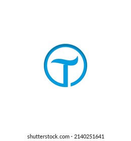 Letter T Wave Logo Vector Icon Stock Vector (Royalty Free) 2140251641 ...