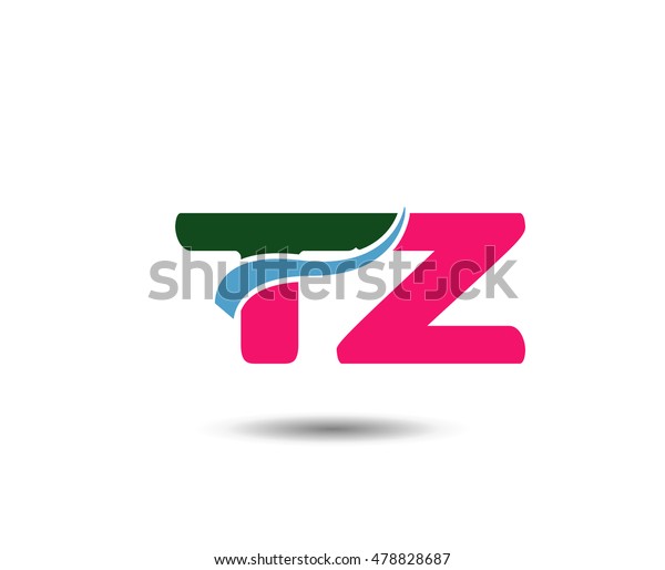 Letter T Z Logo Vector Stock Vector (Royalty Free) 478828687 | Shutterstock