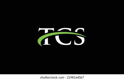 Letter Tcs Logo Design Premium Concept Stock Vector (Royalty Free ...