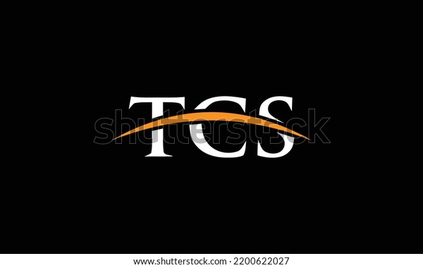 Letter Tcs Logo Design Premium Concept Stock Vector (Royalty Free ...