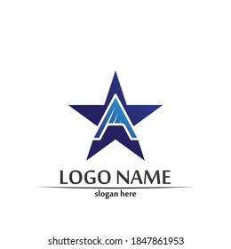 Letter Template Vector Icon Illustration Design Stock Vector (Royalty ...