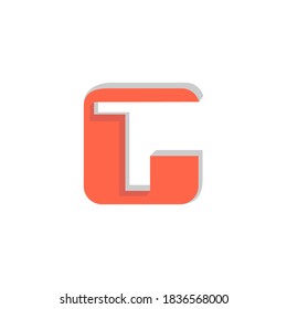 Letter Tg Logo Tg Design Template Stock Vector (Royalty Free ...
