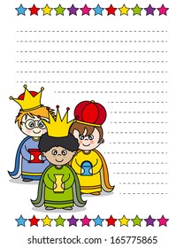 Letter Three Kings Stock Vector (Royalty Free) 165775865 | Shutterstock