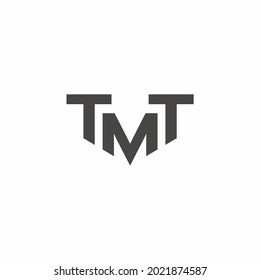 Letter Tmt Logo Design Template Stock Vector (Royalty Free) 2021874587 ...