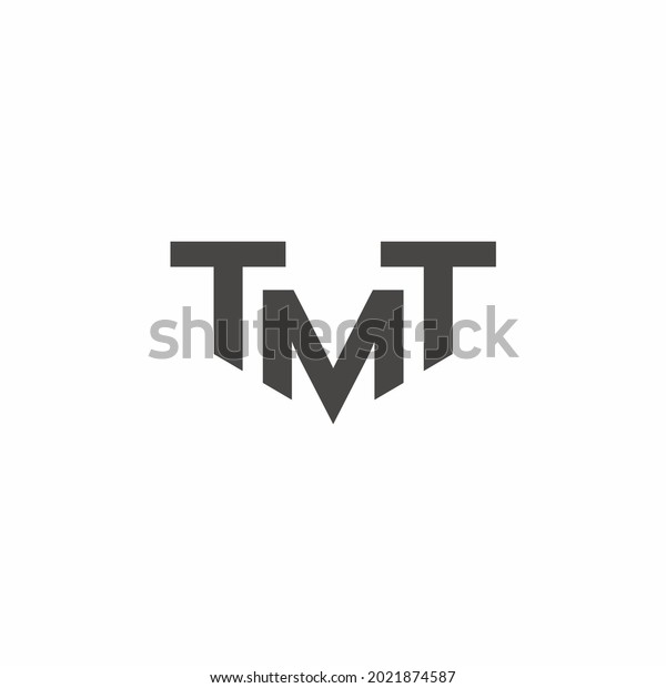 Letter Tmt Logo Design Template Stock Vector (Royalty Free) 2021874587 ...