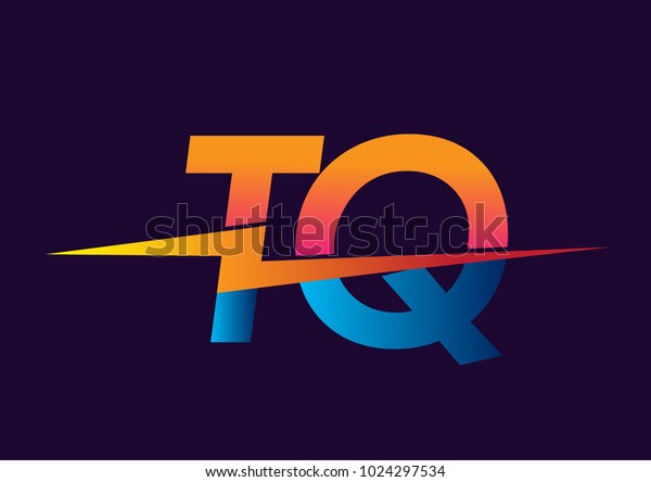 Letter Tq Logo Lightning Icon Letter Stock Vector (Royalty Free ...