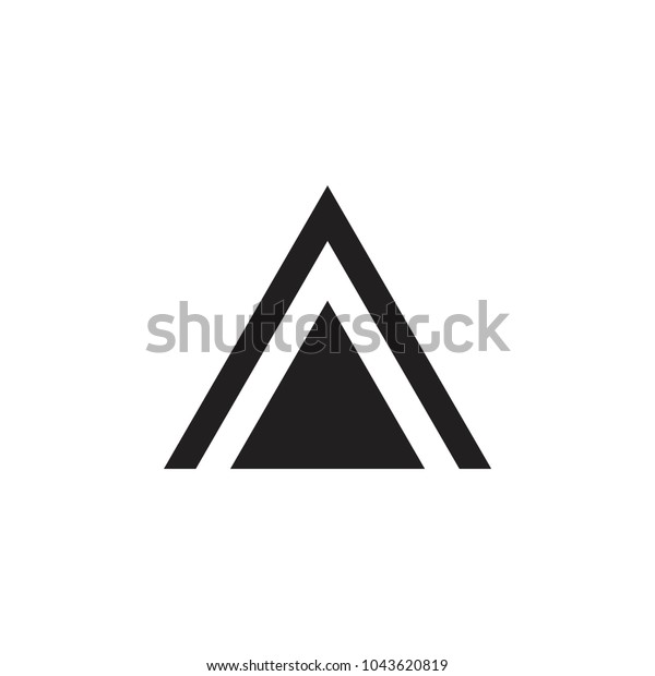 Letter Triangle Arrow Symbol Logo 스톡 벡터(로열티 프리) 1043620819 | Shutterstock