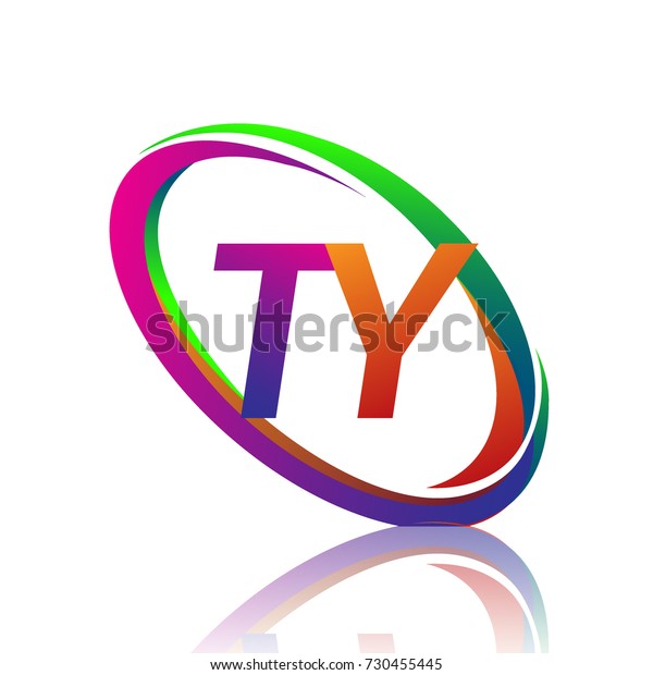 Letter Ty Logotype Design Company Name Stock Vector (Royalty Free ...