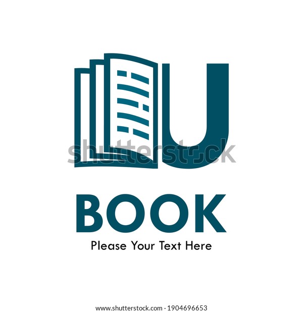 Letter U Book Logo Template Illustration Stock Vector (Royalty Free ...