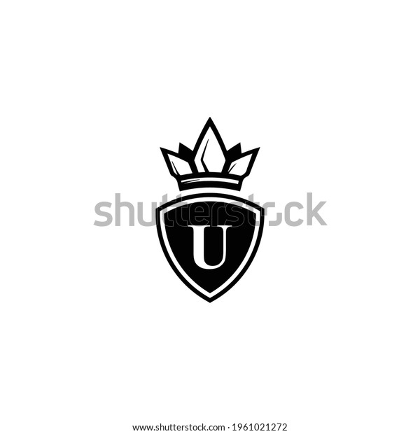 Letter U Logo King Crown Symbol Stock Vector (Royalty Free) 1961021272 ...