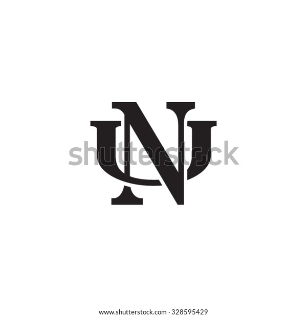 Letter U N Monogram Logo Stock Vector (Royalty Free) 328595429 ...