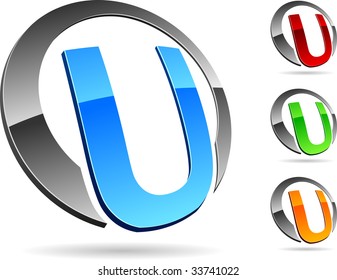 Letter U Symbol Vector Illustration 库存矢量图（免版税）33741022 | Shutterstock