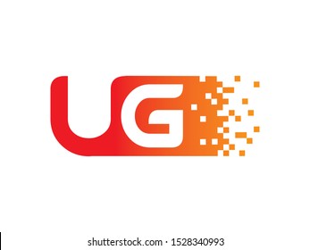 Letter Ug Logo Symbol Template Design Stock Vector (Royalty Free ...
