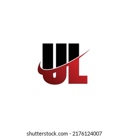 Letter Ul Simple Logo Design Vector Stock Vector (Royalty Free ...