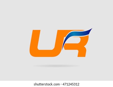 Letter Ur U R Logo Vector Stock Vector (Royalty Free) 471245312 ...