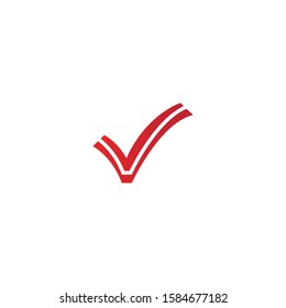 Letter V Check Mark Logo Icon Stock Vector (Royalty Free) 1584677182 ...