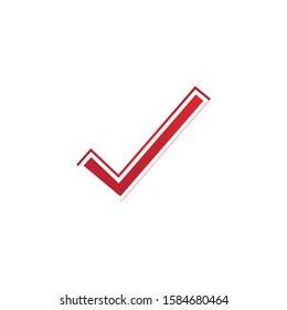 Letter V Check Mark Logo Icon Stock Vector (Royalty Free) 1584680464 ...