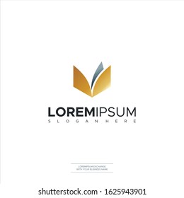 858 V book logo Images, Stock Photos & Vectors | Shutterstock