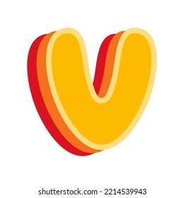 5,356 Orange Letter V Images, Stock Photos & Vectors | Shutterstock
