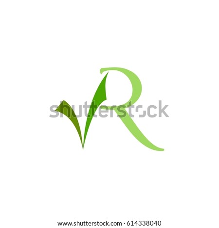 Letter V R Logo Stock Vector (Royalty Free) 614338040 - Shutterstock