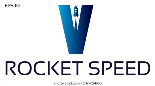 191 V rocket logo Images, Stock Photos & Vectors | Shutterstock