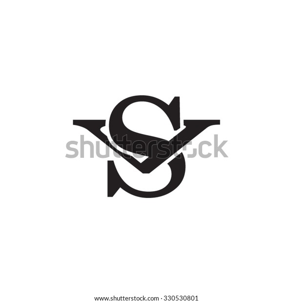 Letter V S Monogram Logo Stock Vector (Royalty Free) 330530801