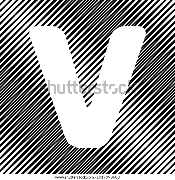 Letter V Sign Design Template Element Stock Vector (Royalty Free ...