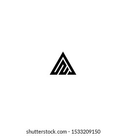 Two Triangles Simple Symbol Logo Vector Stock Vector (Royalty Free ...