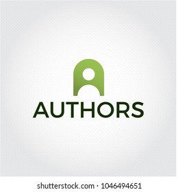 Letter Vector Logo Human Body Silhouette Stock Vector (Royalty Free ...