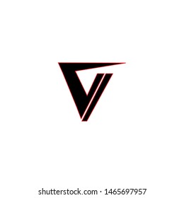 Letter Vi New Logo Vector Stock Vector (Royalty Free) 1465697957 ...