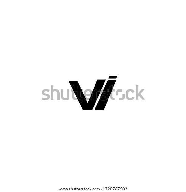 Letter Vi New Logo Vector Stock Vector (Royalty Free) 1720767502 ...