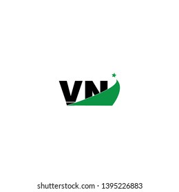 Letter Vn Logo Vector Modern Stock Vector (Royalty Free) 1395226883 ...