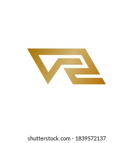 226 Letter r and v mark modern logo design template Images, Stock ...