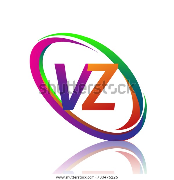 Letter Vz Logotype Design Company Name Stock Vector (Royalty Free ...